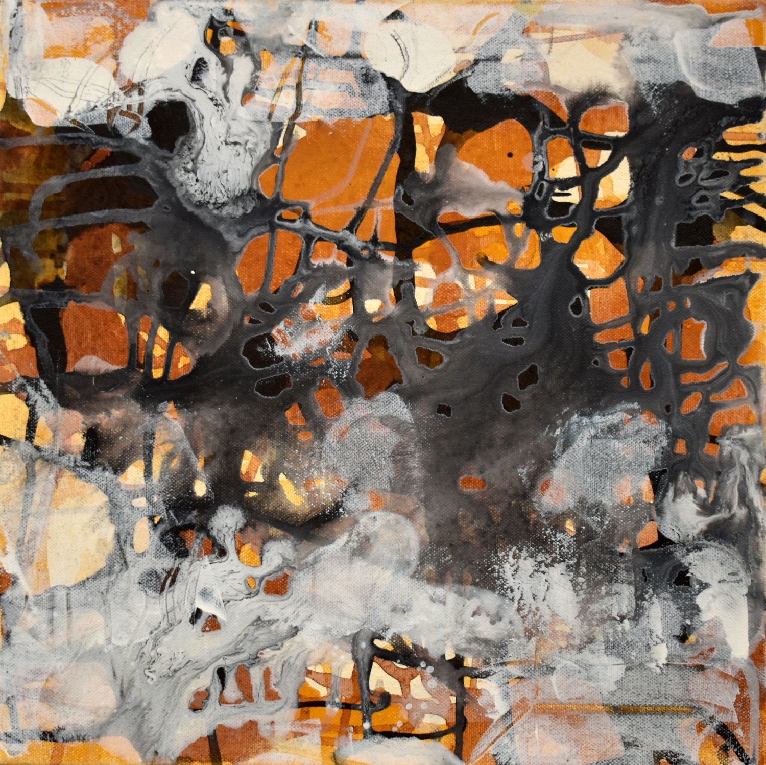 Kovas, 2021, drobė, akrilas, 40x40 cm | Kauno langas