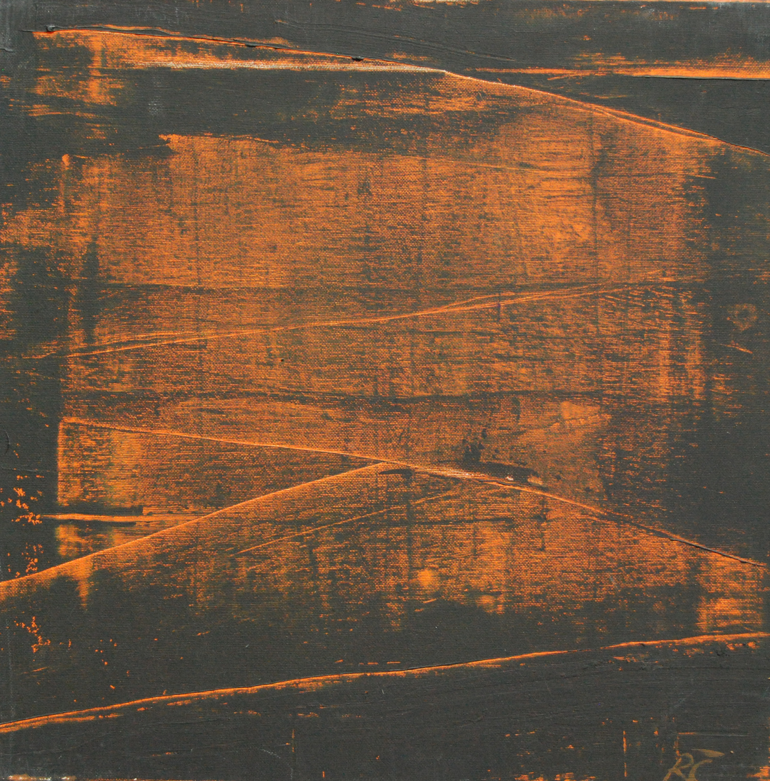 Visuma 2, 2012, drb., akrilas, 40x40cm | Kauno langas