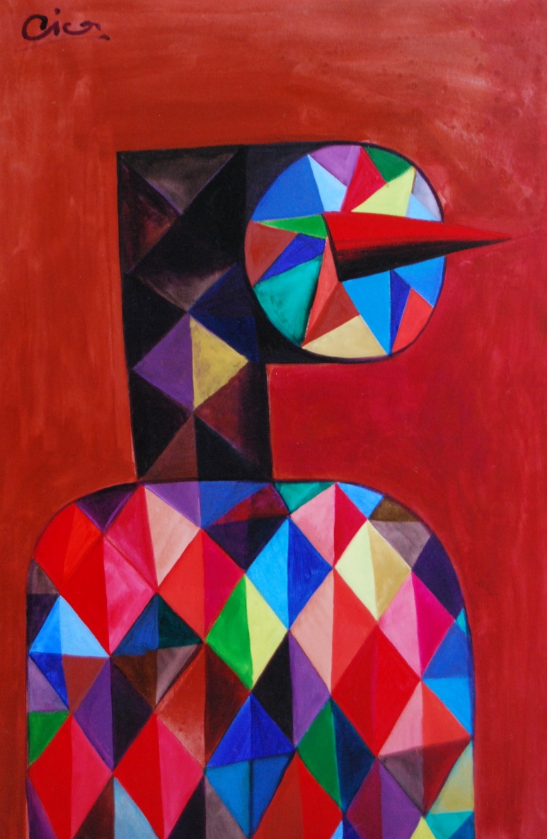 Gotikinis pinokis, 2016., drb., al., 120x80cm | Kauno langas